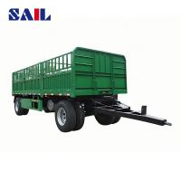 China SAIL 2 3 4 Axle Drawbar Towing Dolly Full Trailer 40-100 Tons Capacity Side Wall Stake for sale