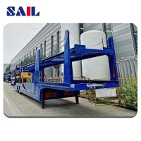 China 3 Axle Double Deck Car Carrier Semi Trailer 5 10 Car Transporter Hauler Steel Material for sale