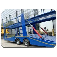 China SAIL Steel Double Deck 2 Axle Car Carrier Semi Trailer 13.75m 20-200Tons Payload for sale