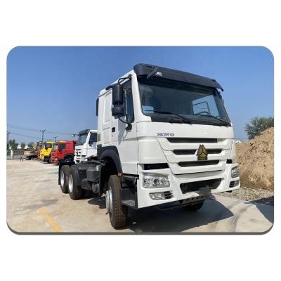 China Used HOWO 371 Sinotruk 6x4 371hp Tractor Truck Manual Gearbox Left Steering for Sale for sale