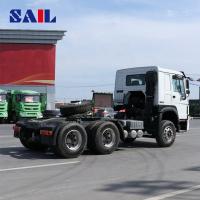 China SAIL 6x4 Sinotruck Howo Used Heavy Dumper Tipper Dump Tractor Truck Trailer Head 371HP for sale