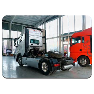 China SAIL Heavy Duty HOWO 371 Diesel Horse Tractor Trailer 6x4 Left Steering Used Tipper Truck Head Euro 4 50T for sale