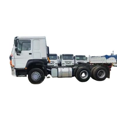 China Sinotruk Howo T7H Used Diesel Tractor Truck 450hp 6x4 Left Steering Euro 4 8 Speed for sale
