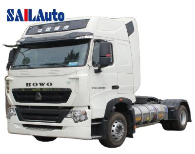 China Sinotruk Howo N7G Euro 6 Used Diesel 440HP Automatic Air Suspension Heavy Duty Truck 4x2 Left for sale