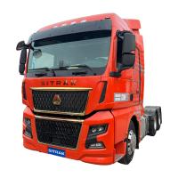 China SAIL China 6x4 HOWO Heavy Truck 450HP 40-50 Ton Capacity Used Second Hand Dump Container Low Bed Semi Trailer for sale
