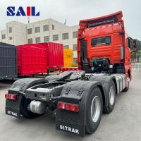 China SAIL China 6x4 HOWO Heavy Truck 450HP 40-50 Ton Capacity Used Second Hand Dump Container Low Bed Semi Trailer for sale