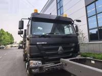 China Sinotruck Howo 380hp Crane Mounted Dump Truck 4x2 Fold Arm Special Function Truck for sale