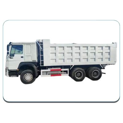 China Used HOWO 8x4 40 Ton Tipper Dump Truck Manual Diesel Left Steering Fabric Seats for Sale for sale