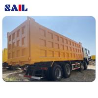 China Used Sinotruk Howo 371 8x4 Tipper Dump Truck Manual Diesel Left Steering Fabric Seats for sale