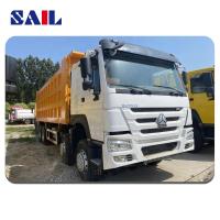 China SAIL Howo 371 8x4 Manual Gear Dump Truck Used Sinotruk Tipper Diesel Fuel Left Steering for sale