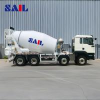China SAIL Heavy Duty Concrete Agitator Truck 12 Cubic Meter Capacity Mobile Cement Mixer Vehicle for sale