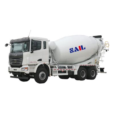 China SAIL OEM 2m3 Mobile Transit Cement Mixer Truck Drum Concrete Agitator with Pump for sale