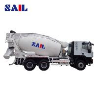 China SAIL OEM 2m3 Mobile Transit Cement Mixer Truck Drum Concrete Agitator with Pump for sale
