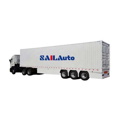 China SAIL OEM Custom Box Semi Trailer 40ft 53ft Heavy Duty Enclosed Cargo Van for Industrial Transport for sale