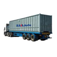 China SAIL Custom 40 Feet Box Semi Trailer Truck Cargo Van 4x2 Wheel Electric Sanitation for sale