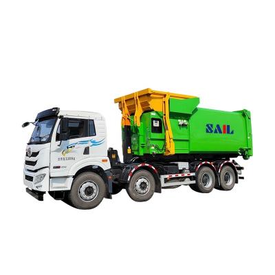 China SAIL 8800kg Automated Street Sweeper Sanitation Truck Refuse Waste Collection Transfer Vehicle for sale