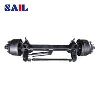 China SAIL Custom OEM Semi-Trailer Truck Hydraulic Steering Axle 12T Capacity Durable for sale