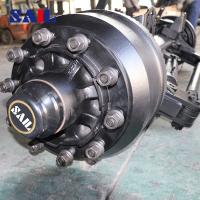 China SAIL Custom OEM Semi-Trailer Truck Hydraulic Steering Axle 12T Capacity Durable for sale