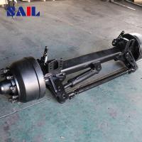 China SAIL Custom OEM Semi-Trailer Truck Hydraulic Steering Axle 12T Capacity Durable for sale