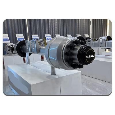 China SAIL Customized American Type Semi Trailer Axle 12T Capacity Oil Lubricated for Trucks for sale