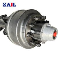 China SAIL Customized American Type Semi Trailer Axle 12T Capacity Oil Lubricated for Trucks for sale