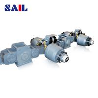 China SAIL Six-Axle Semi Trailer Rear Axle and Propeller Shaft 12 Ton Load Capacity Heavy Duty Steel for sale