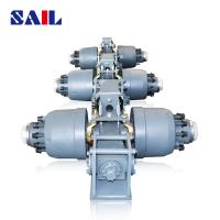 China SAIL Six-Axle Semi Trailer Rear Axle and Propeller Shaft 12 Ton Load Capacity Heavy Duty Steel for sale