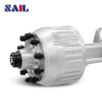 China SAIL OEM 12 Ton BPW German Type Heavy Duty Steel Axle for Semi Trailers for sale