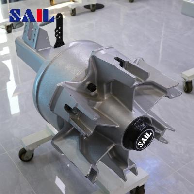 China SAIL Custom OEM 16 Ton Heavy Duty Semi Trailer Axle High Strength Steel Spoke Hub for sale