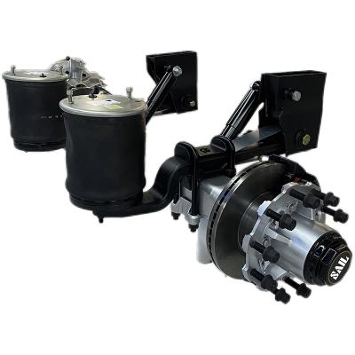 China SAIL Customized Semi Trailer Tandem Axle with Air Suspension Kit 12T Capacity for sale