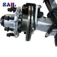 China SAIL Customized Semi Trailer Tandem Axle with Air Suspension Kit 12T Capacity for sale