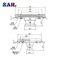 China SAIL Welded King Pin 50mm 90mm for Heavy Duty Semi Trailer Ex-Factory Wholesale for sale