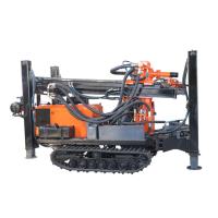 China 180m Depth Crawler Mounted Drill Rig Machine 55KW  90mm - 300mm Dia for sale