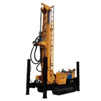 China 500m Crawler Mounted Deep Borehole Water Well Drilling Rig Machine for sale