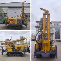 China Crawler Type Hydraulic Water Well Drilling Rig For Core Drilling Rig Home Water Well Equipment 150m Depth for sale