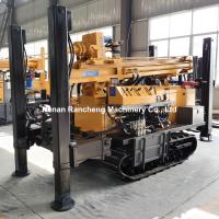 China 55 KW Fully Diesel Powered Crawler Mounted Water Well Drilling Rig RCF180C for sale