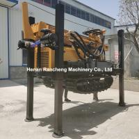 China European Hydraulic Leg 55KW Diesel Engine Crawler Drilling Water Well Drilling Rig for sale