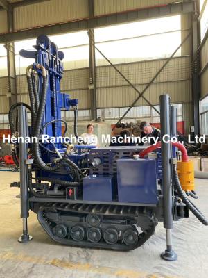 China 180m Pneumatic DTH Drilling And Mud Pump Rotary Small Water Well Drilling Machine for sale
