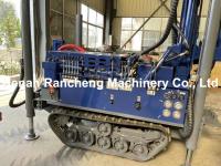 China Powerful 180m Mini Crawler Water Well Drilling Rig with 77.3KW YuChai Engine for Borehole Drilling for sale