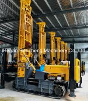 China 500m Crawler Mounted Deep Borehole Water Well Drilling Rig Machine for sale