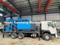 China 350m Depth Truck Mounted Drilling Rig / Truck Mounted Water Well Drilling Rig Machine With 6X4 HOWO Truck for sale