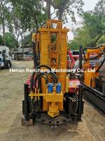 China 200m Depth 40HP  Diesel Engine Hydraulic Water Well Drilling Machine With Three-Wheeled Vehicle for sale