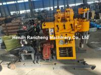 China 130m / 200m Depth Hydraulic Small Borehole Drilling Rig With 22HP Diesel Engine for sale