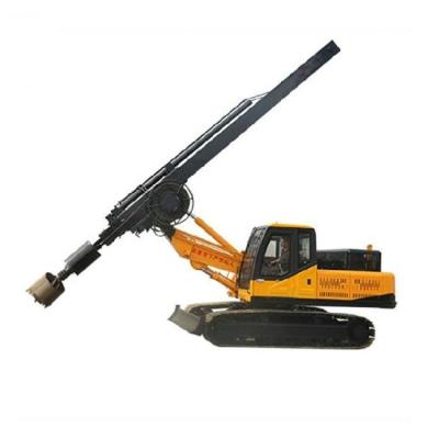 China Hydraulic Oil Cylinder Rotary Drilling Rig 15m / 20m Depth 110KW Cu-mmins Engine for sale