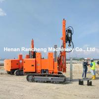 China 114HP Drilling Rig Machine / Photovoltaic Pile Driver / Machine / Equipment For Solar Pile Installation for sale