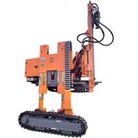 China 115HP Diesel Engine Solar Hydraulic Pile Driver 100mm - 400mm Drilling Dia for sale