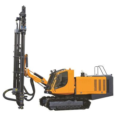 China Crawler Type Rock DTH Drill Rig Machine 32m Drilling Depth 242KW Cu-mmins Engine for sale