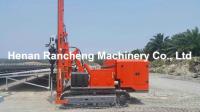 China 100m Depth Crawler Hydraulic Solar Pile Driver Both Rotary Drilling And Ramming for sale