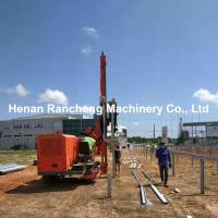 China RC260Y Pile Drilling Machine Photovoltaic Crawler Hydraulic Helical Solar Pile Driver for sale