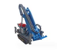 China Rubber Crawler Mounted Solar Pile Driver 25HP Diesel Engine 30m Piling Depth for sale